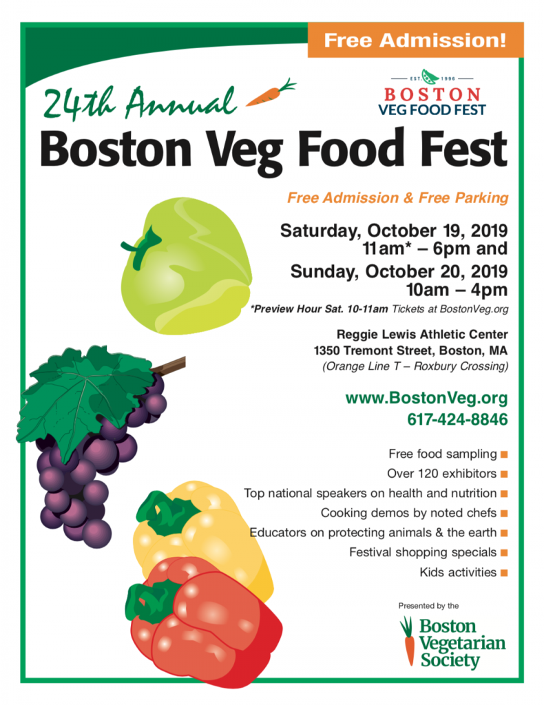 Fliers, Leaflets & Subway Ads – Boston Vegetarian Society